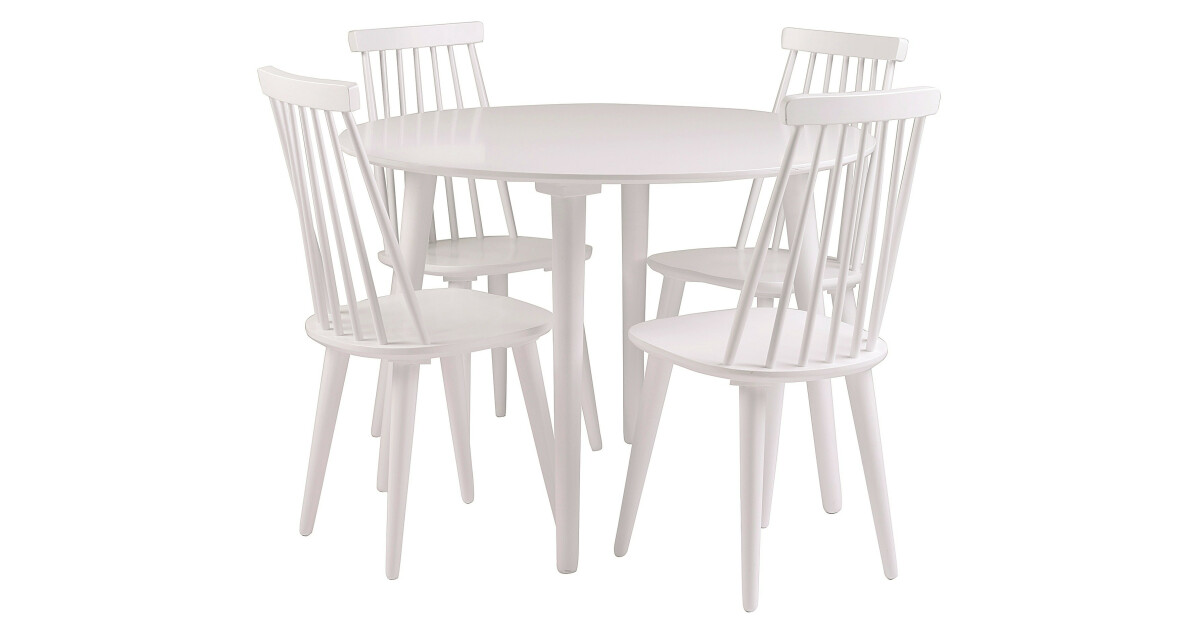 Rowico LOTTA matgrupp 1+4, vit » Wilma Interiör