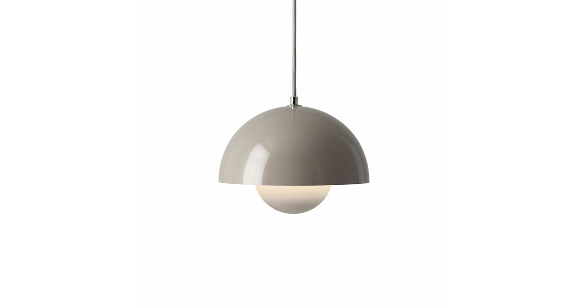 &Tradition Flowerpot VP1 taklampa grey beige » Wilma Interiör