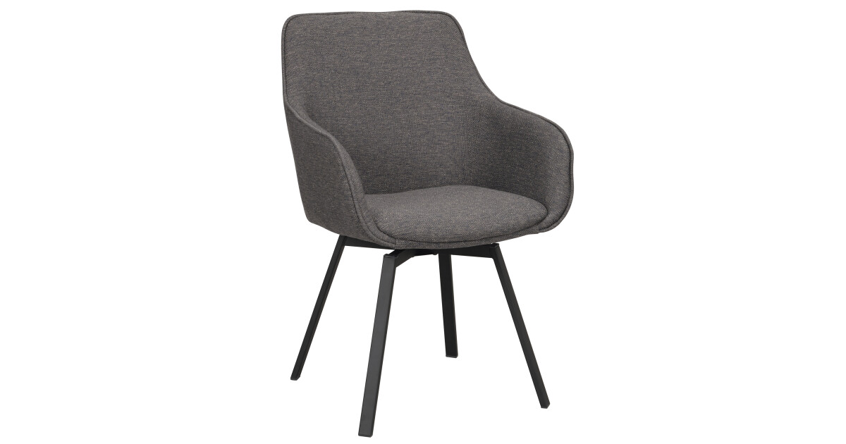 Rowico ALISON käsinojatuoli, harmaa kangas » Wilma Interiör