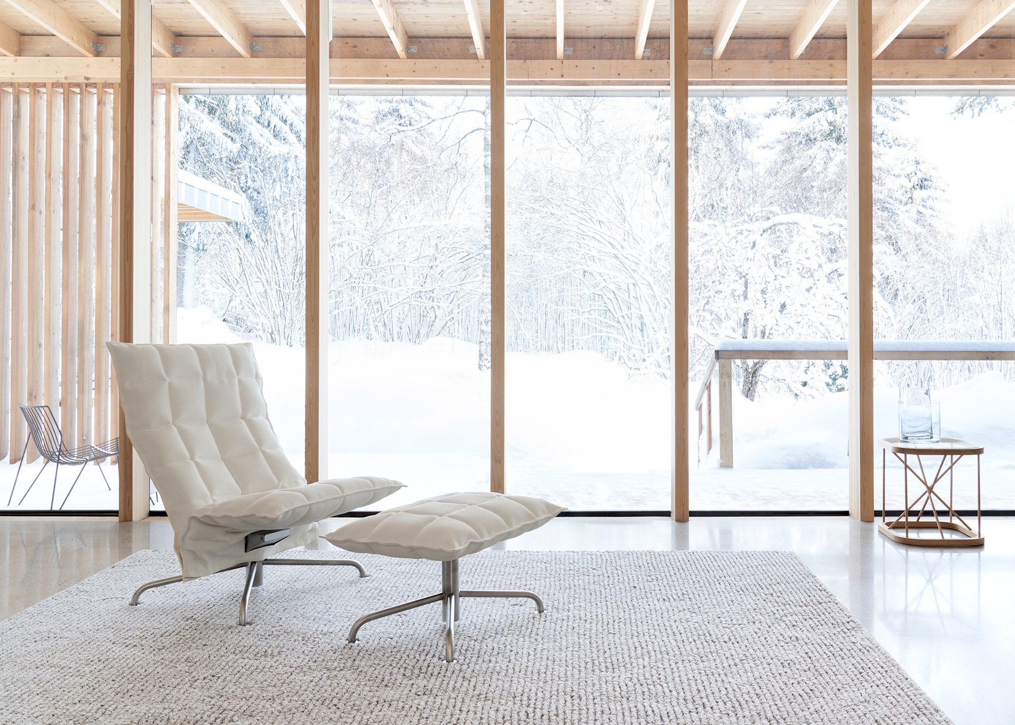 Woodnotes K-tuoli ristikkojalalla, kapea malli » Wilma Interiör