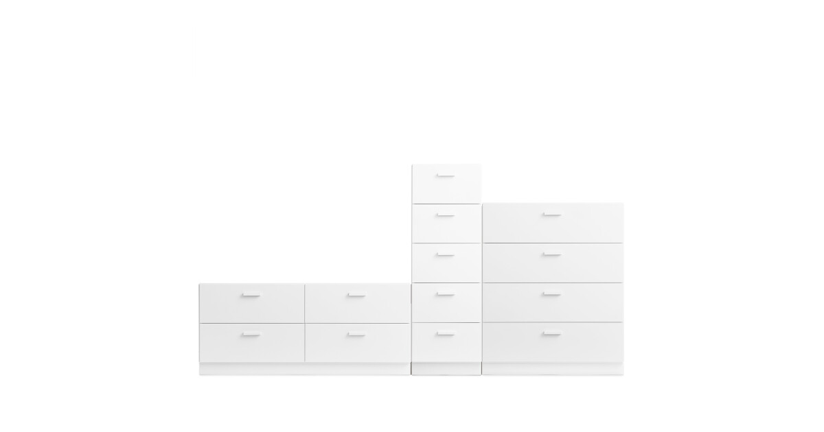 String RELIEF yhdistelmä M+K+L, valkoinen » Wilma Interiör